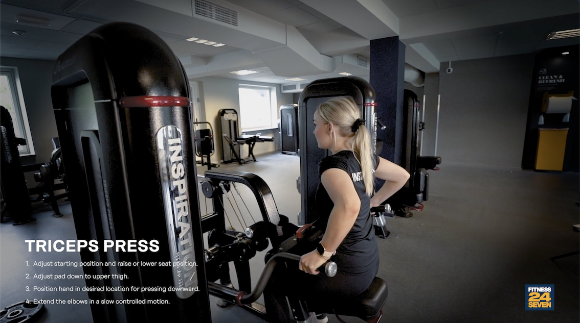 Triceps Press | Fitness24Seven