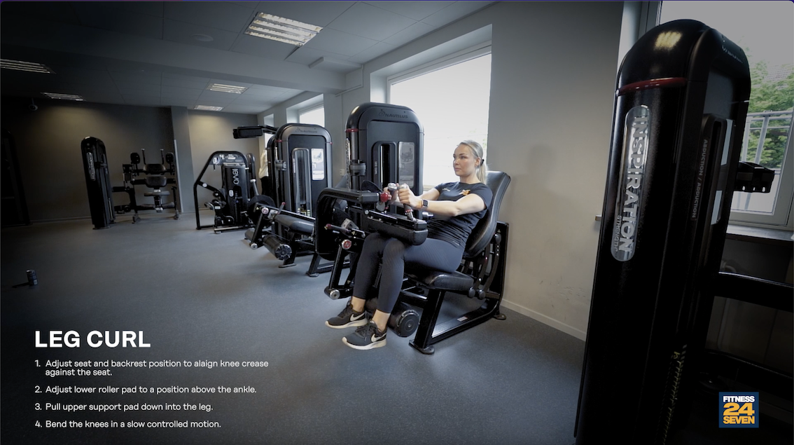 Leg Curl (Sitting) | Fitness24Seven
